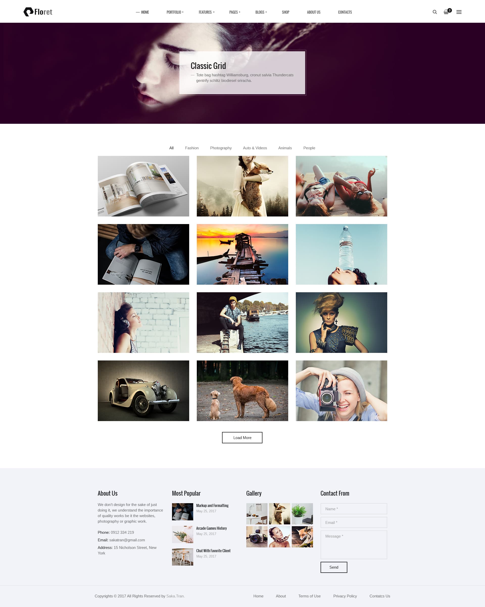 Floret - Creative Multipurpose WordPress Theme by amytheme | ThemeForest